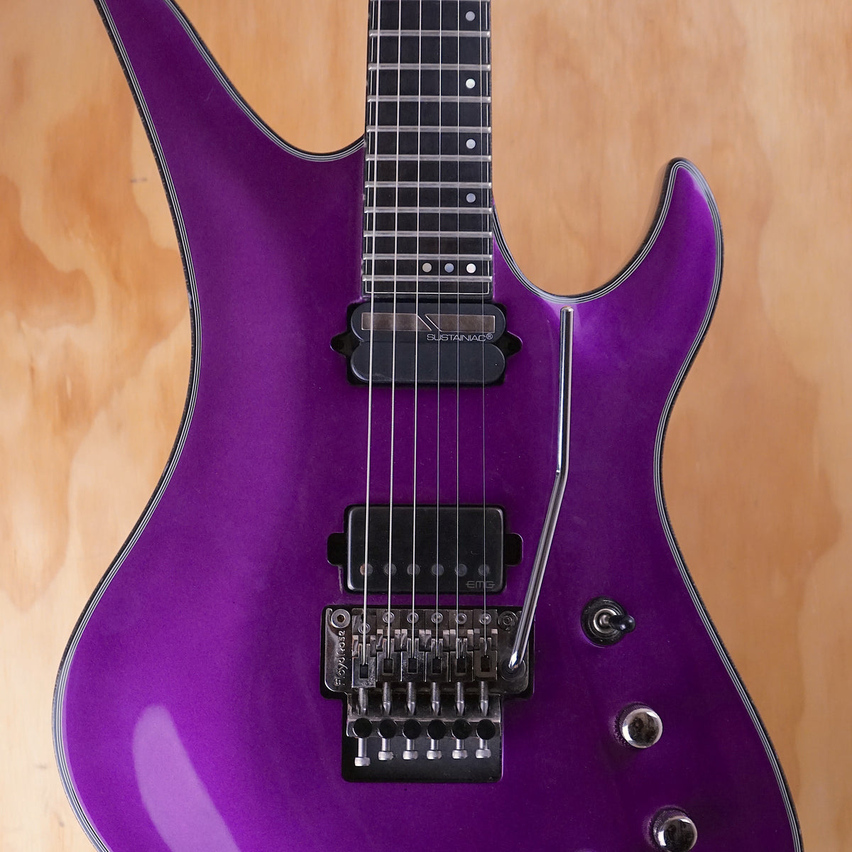 Schecter Hellraiser Hybrid Avenger FR‑S in Metallic Purple, (Used, Com ...