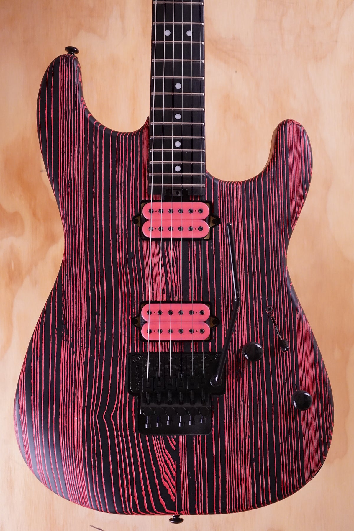 Charvel Pro-Mod San Dimas Style 1 HH FR E in Neon Pink Ash, USED — Fair ...