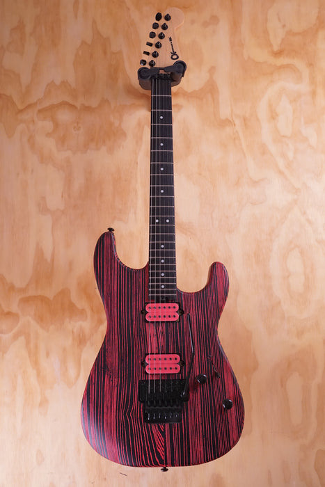 Charvel Pro-Mod San Dimas Style 1 HH FR E in Neon Pink Ash, USED — Fair ...