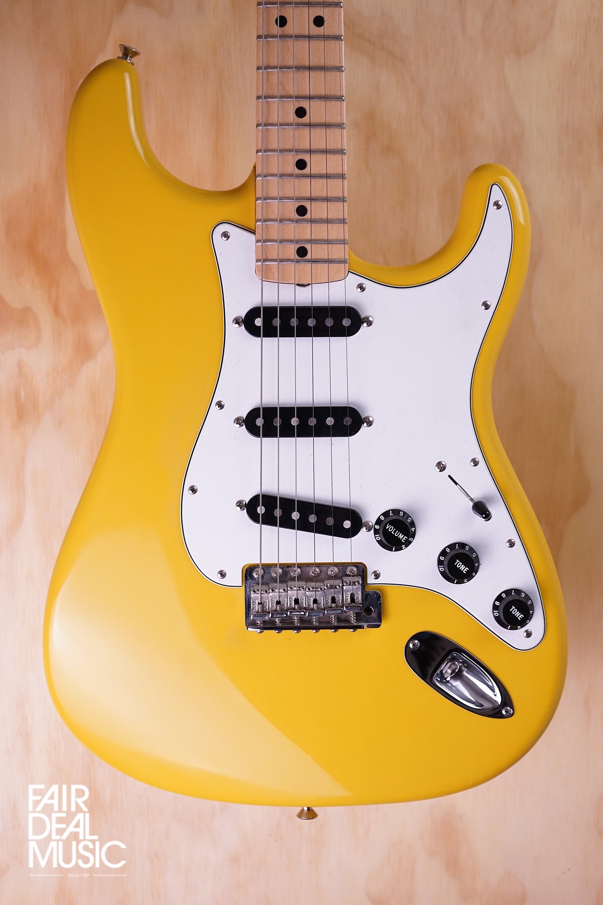 Fender Custom Shop Stratocaster in Monaco Yellow, USED — Fair Deal Music