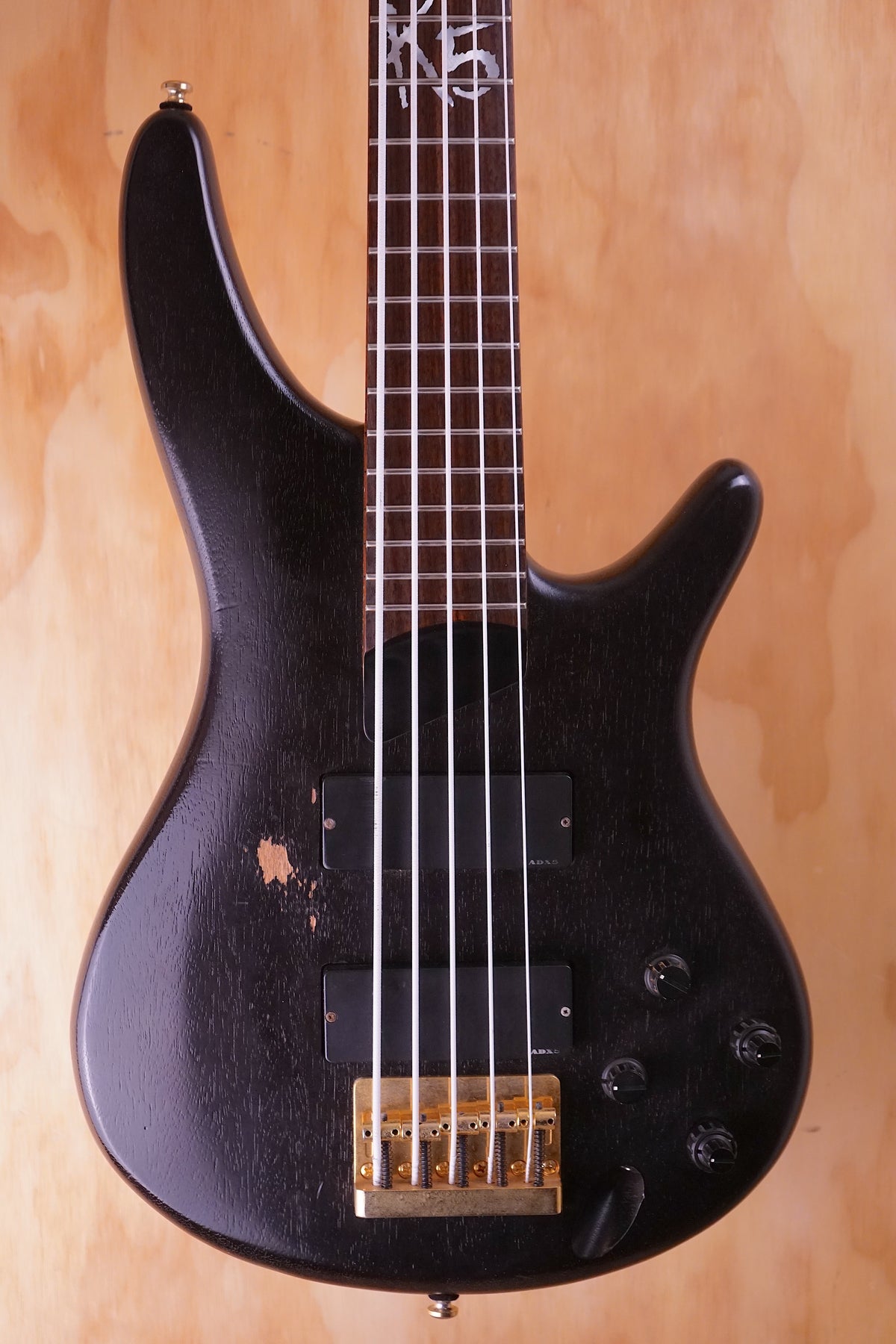 Ibanez K5 Fieldy Signature 5-string bass in Black, (Used) — Fair Deal Music