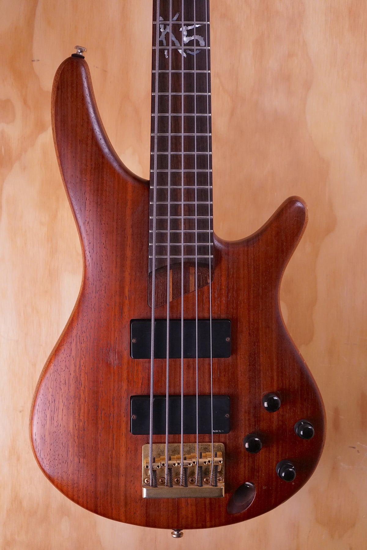 Ibanez K5 Fieldy Signature 5-string bass in Natural Mahogany, (Used ...