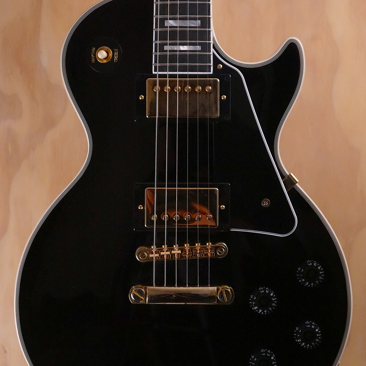 Epiphone Inspired by Gibson Custom Les Paul Custom Ebony Electric Guit ...
