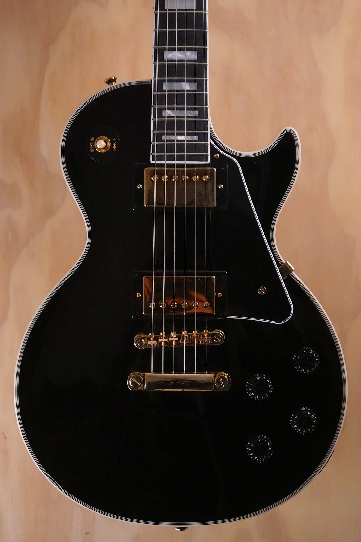 Epiphone Inspired by Gibson Custom Les Paul Custom Ebony Electric Guit ...
