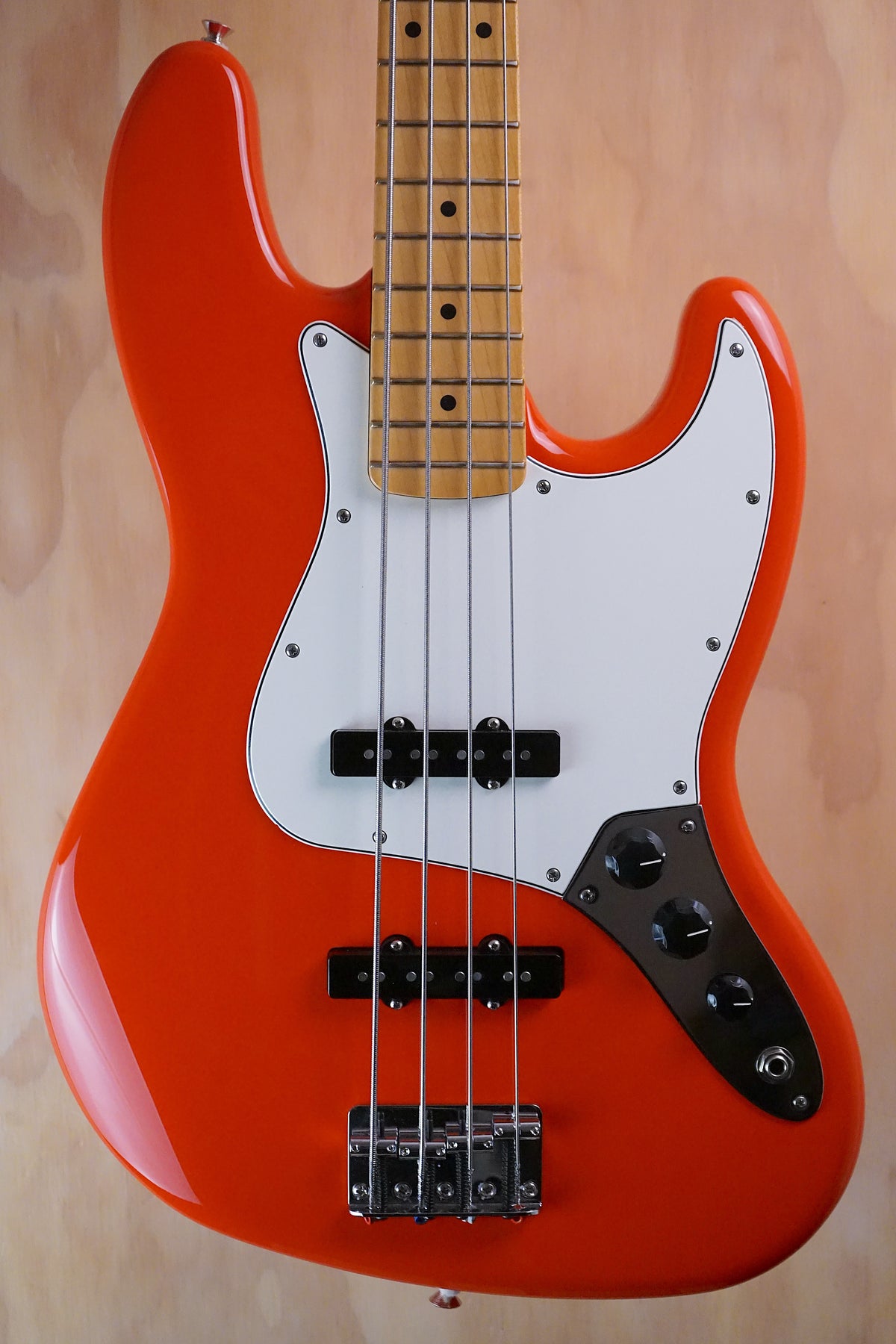 Fender Player II Jazz Bass Coral Red Electric Bass Guitar, (Used, Comm ...