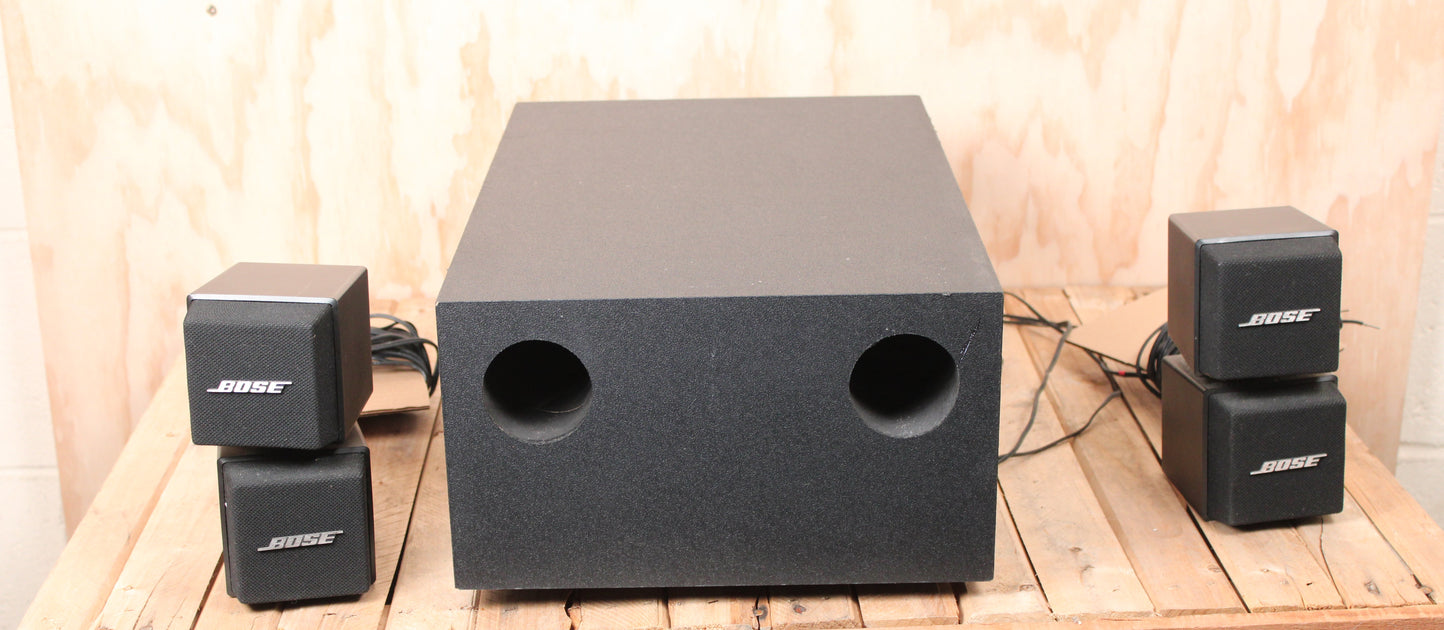 Bose Acoustimass AM-5 Speaker System Cubes & Subwoofer — Fair Deal Music