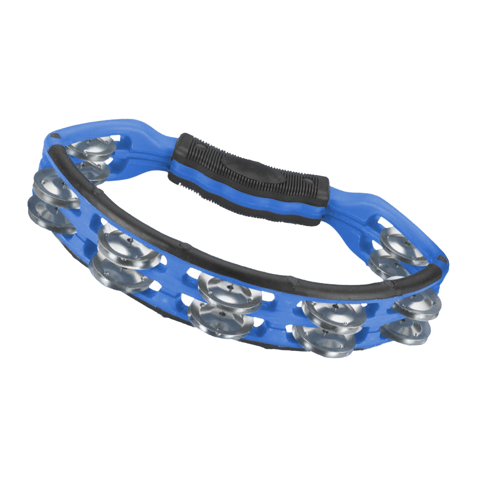 Natal Spirit Handheld Tambourine in Blue — Fair Deal Music