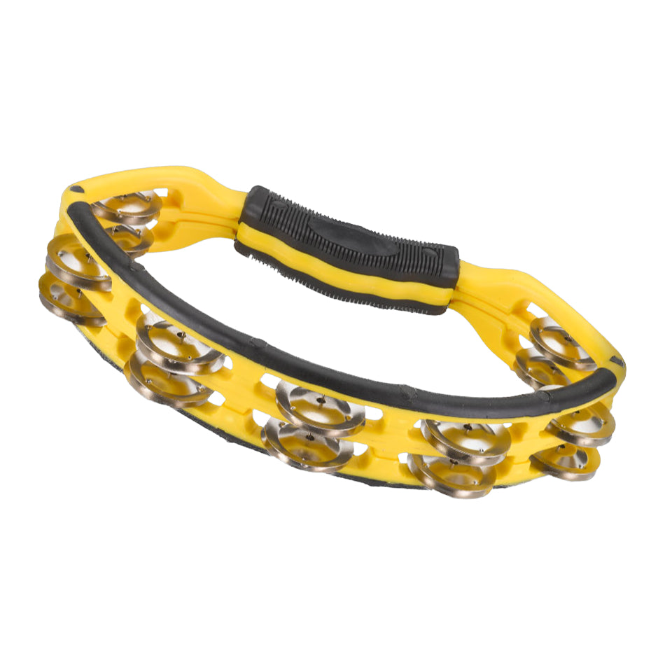 Natal Spirit Handheld Tambourine in Yellow — Fair Deal Music